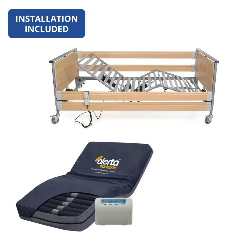 Harvest Bariatric Bed & Alerta Mattress Pack | Health and Care
